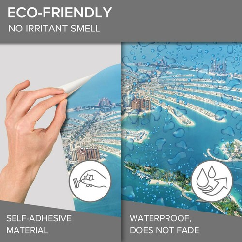 1 x Vinyl Sticker A2 - Dubai Palm Jumeirah Island UAE #44912 | eBay