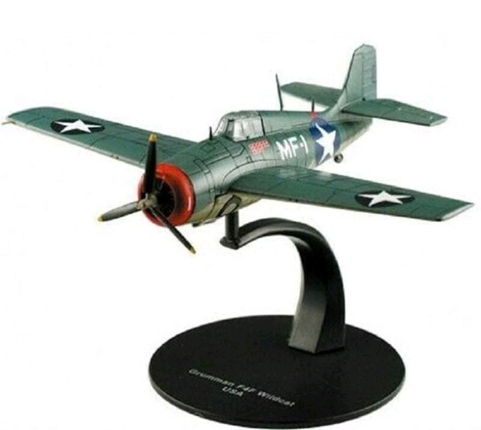 Altaya Grumman F4F Wildcat USA WWII 1:72 Fighter Plane Aircraft Diecast ...