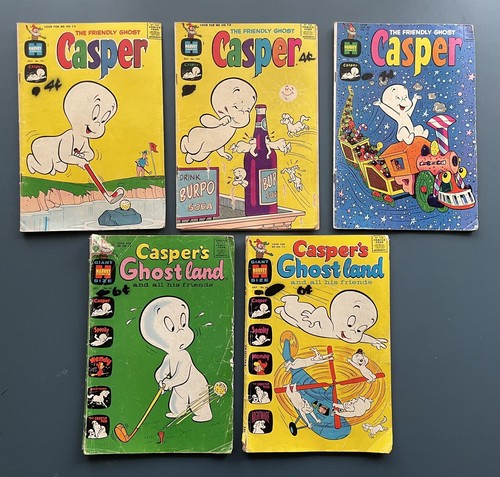 Casper The Friendly Ghost and Casper’s Ghostland Comic Books 1969-1970 ...