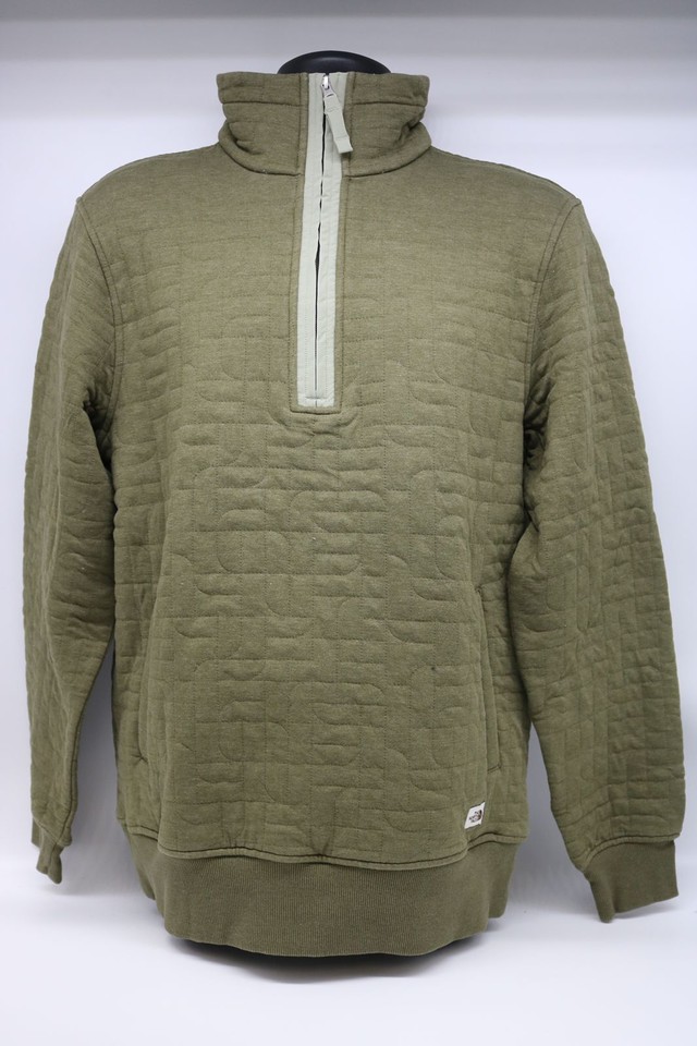 The North Face Men Longs Peak Quilted 1/4 Zip Pullover Jacket 1047 | eBay