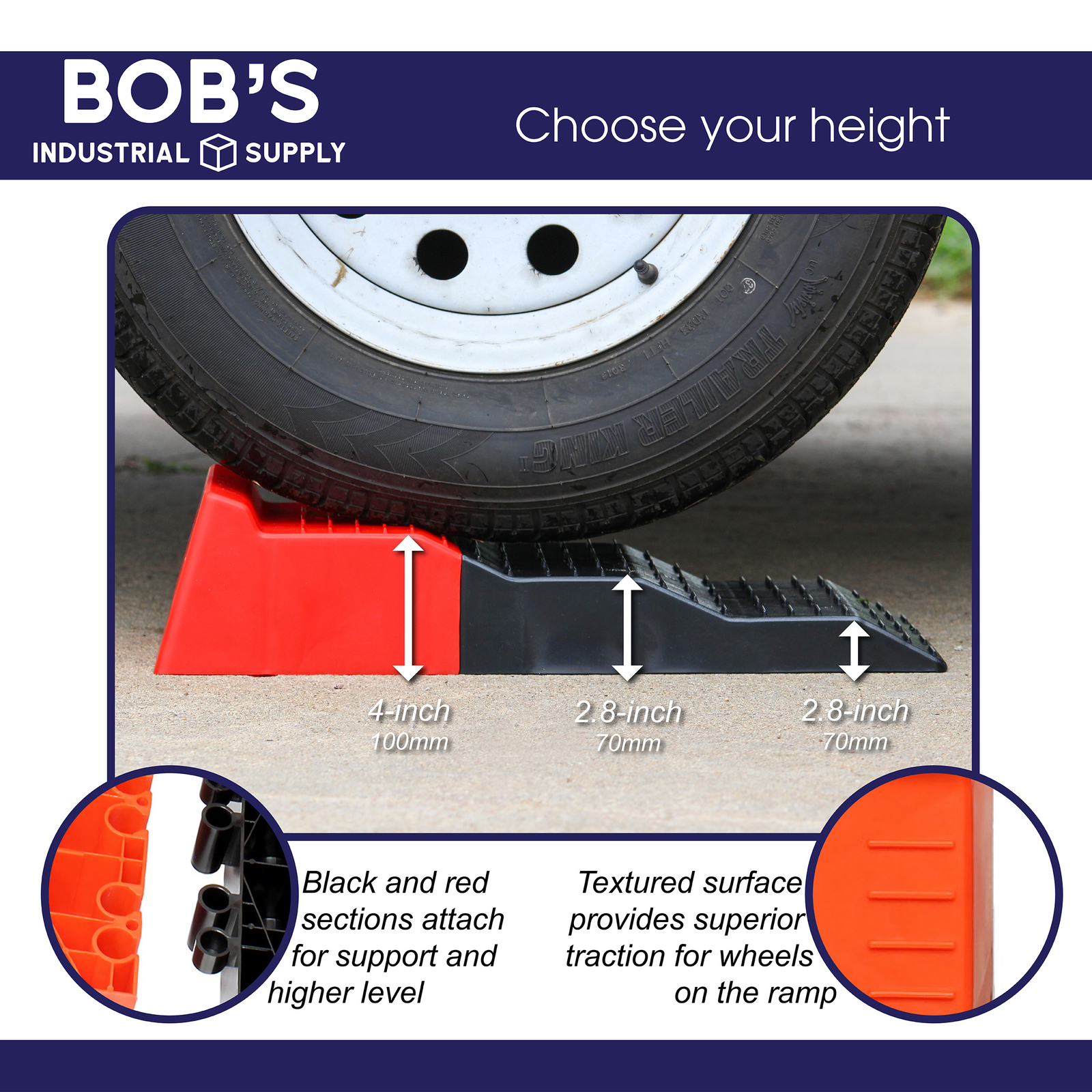 BISupply | Tandem Axle Leveler Ramps – 3 Step RV and Camper Leveling ...