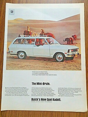 1968 Buick Ad The Mini-Brute Opel Kadette Deluxe Wagon | eBay