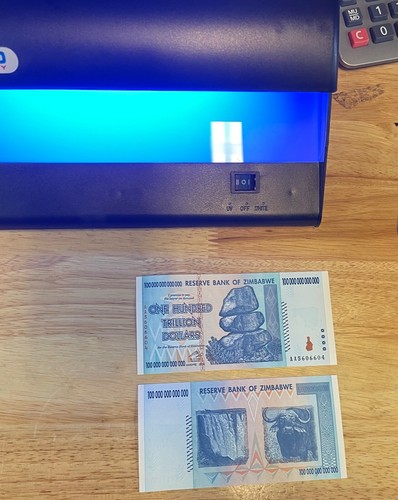 Unc 2008 100 TRILLION Dollars ZIMBABWE BANKNOTE P-91 Largest Denom Note ...