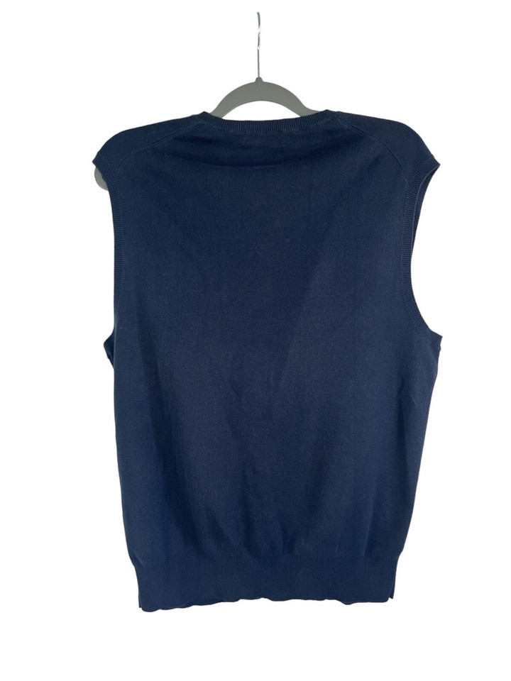 Polo Ralph Lauren Men’s Blue Classic Preppy Sweater Vest Size Large ...