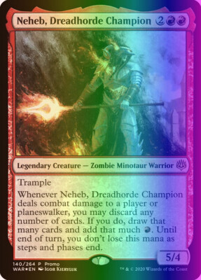 MTG Neheb, Dreadhorde Champion (140/45) Resale Promos LP FOIL | eBay