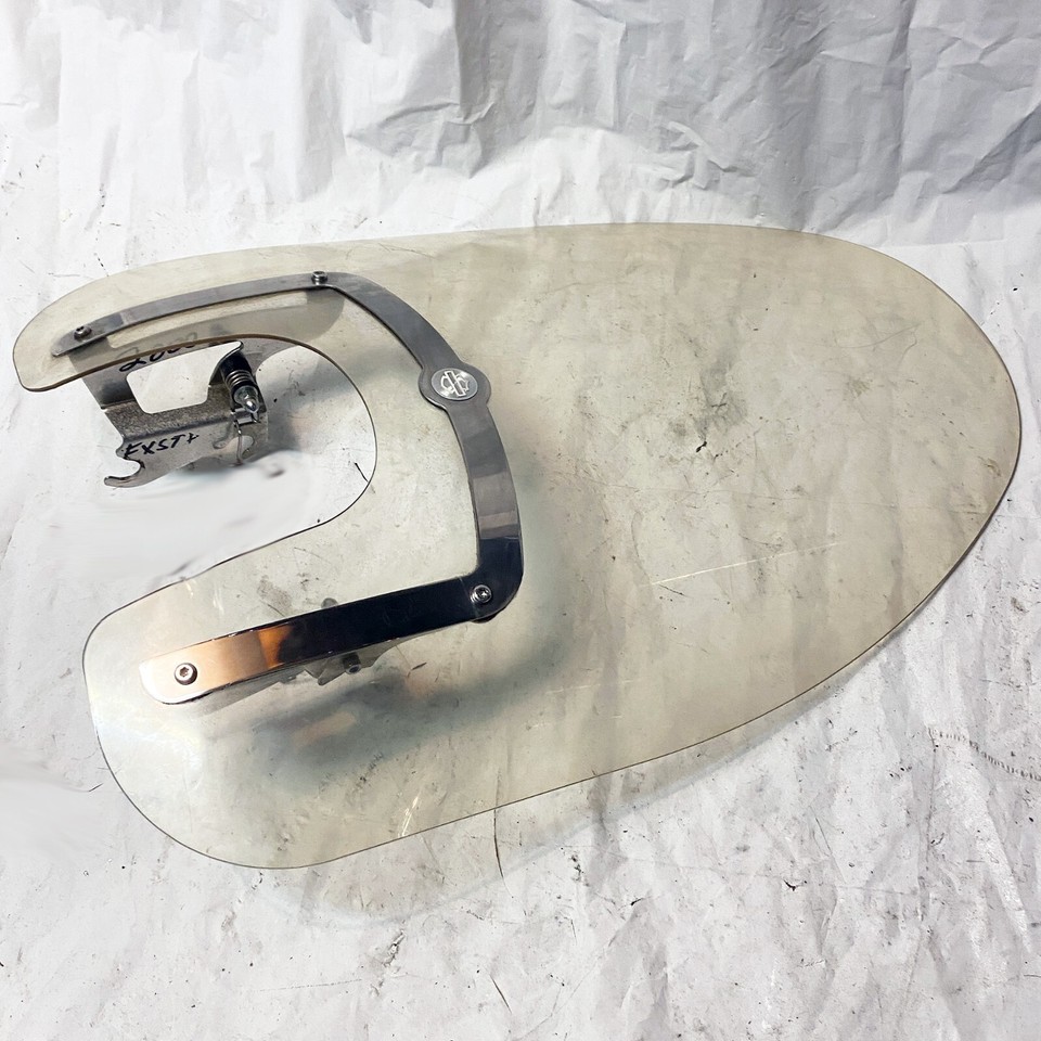 Harley-Davidson Detachable Clear Windshield Harley Softail 18" Tall ...