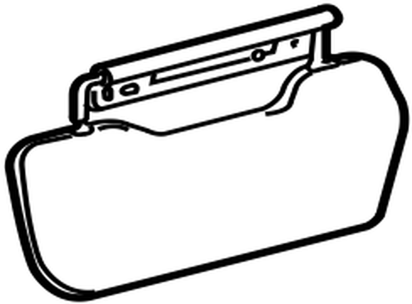 74303-35020-B0 Toyota Visor sub-assy, rh 7430335020B0, New Genuine OEM ...
