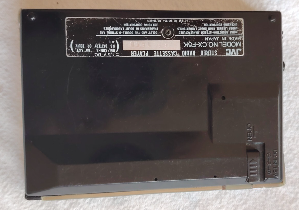 Walkman JVC CX-F5K Stereo Radio Cassette Player for Parts or Repair | eBay