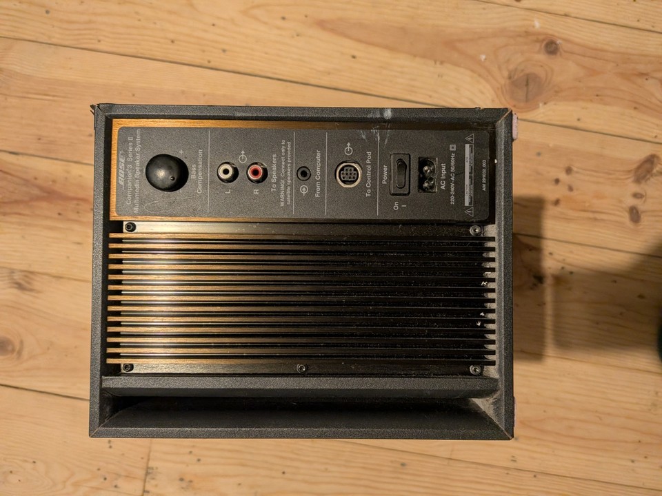 Bose Companion 3 Series II 2.1 Multimedia Speaker System Setup | eBay UK