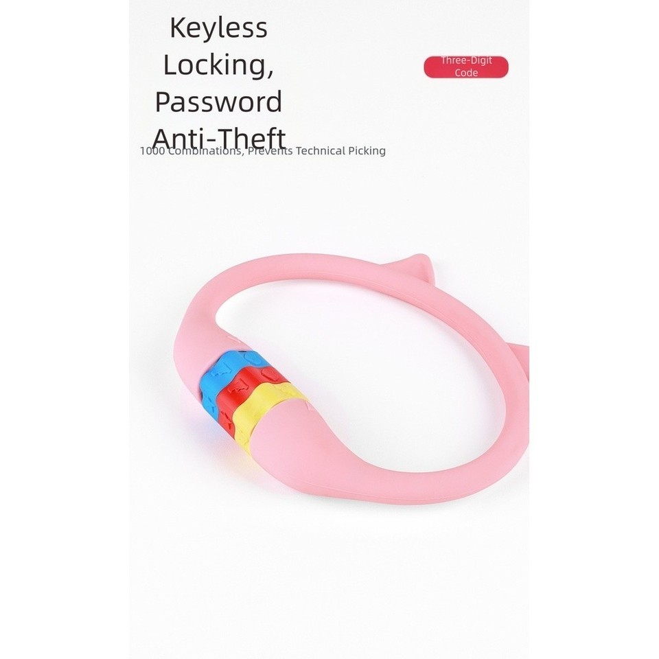 Bicycle Security Cat Ear Bike Lock Anti Theft Bike Lock 10mm Thick ...