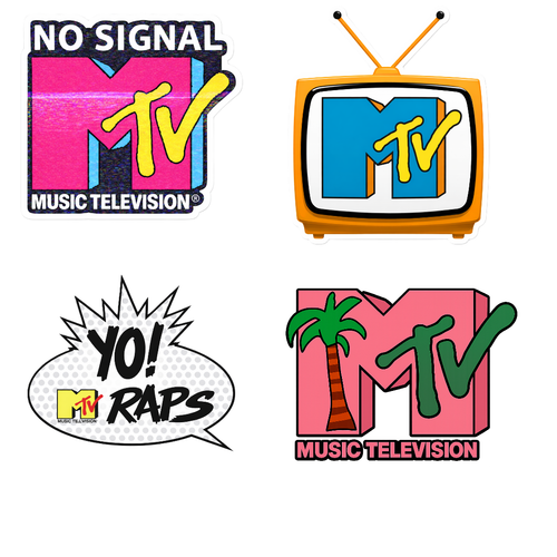 MTV - YO MTV RAPS - MTV TV - STATION - VARIOUS - STICKER - DECAL | eBay
