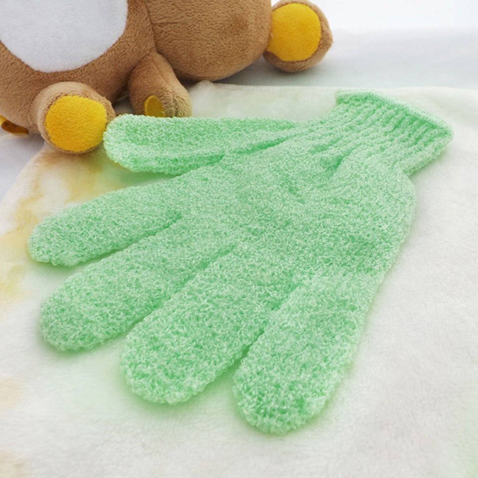 4 Pairs Shower Gloves Skin Exfoliator Body Scrub Bath Scrubber for ...
