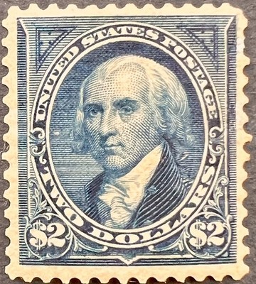 Scott#: 262 - James Madison $2 1894 BPE Perf 12 **UNUSED** single stamp ...