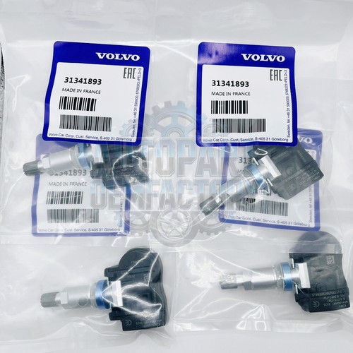 4Pcs New 31341893 TPMS Tire Pressure Sensors for Volvo XC70 C30 S60 V50 ...