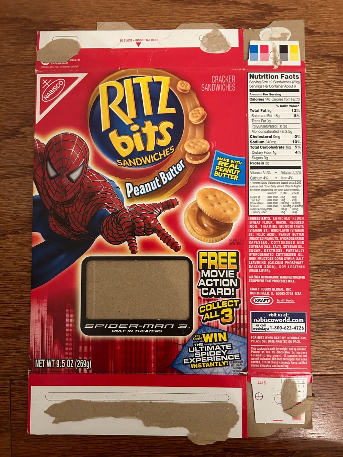 2007 Vintage (Nabisco) "RITZ BITS" {SPIDER-MAN 3} Box, RARE! | eBay