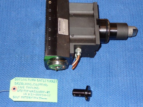 DOOSAN PUMA BMT65 BROACHING /SLOTTING LIVE TOOLING WTO TYP 41453200-65 ...
