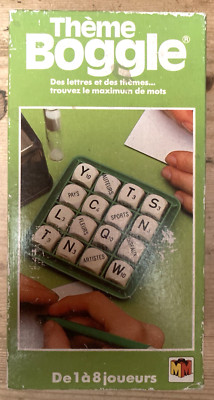 Jeu de société vintage THÈME BOGGLE - Miro Meccano (Manque sablier) | eBay