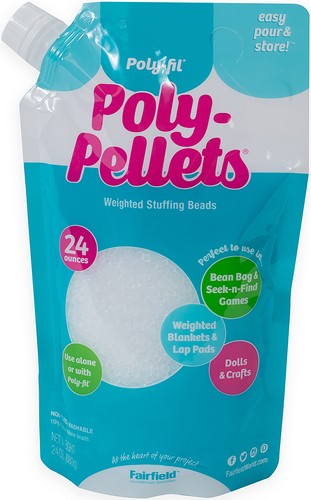 2 Pack Fairfield Poly-Pellets Weighted Stuffing Beads-24oz PP246 ...