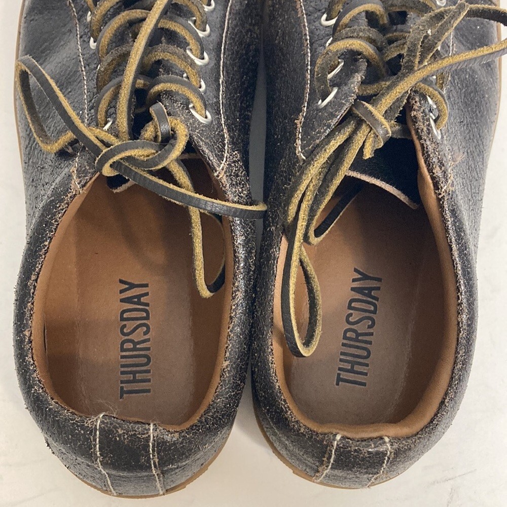 Thursdays Sneakers Mens 10 Premier Low Top Dark Brown Horween Leather ...