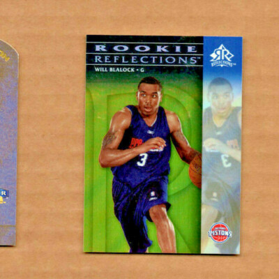 2006-07 Reflections Gold #133 Will Blalock 142/299 Detroit Pistons free ...