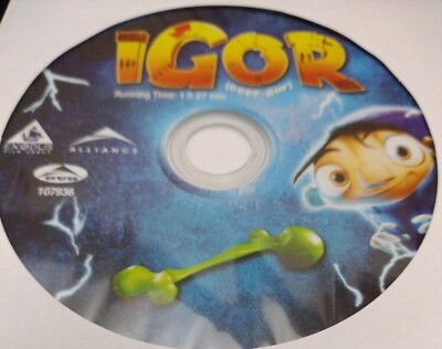 Igor (DVD disc only, 2008) 883904133247| eBay