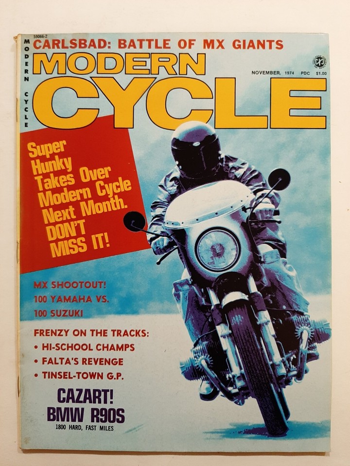 MODERN CYCLE 1972 1973 1974 Lot of 3 Magazines Suzuki Yamaha Benelli ...