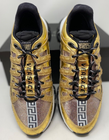 $1125 Men's Versace Trigreca Gold Glitter Sneakers DSU80941A02748 6Y090 ...