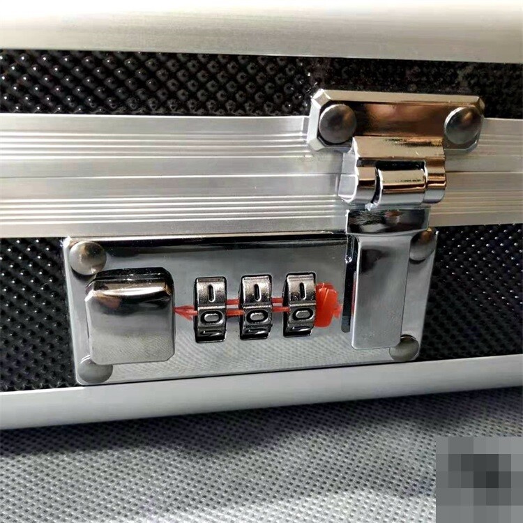 Aluminum Frame Storage Box Case with Lock for 100 Silver Dollar Coins ...