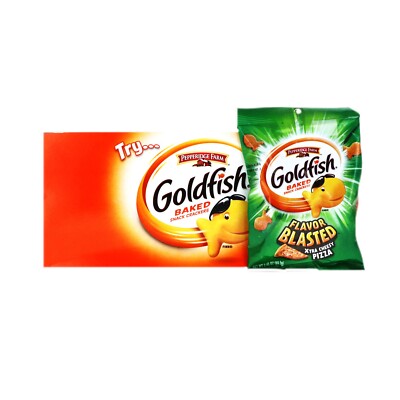 Pepperidge Farm Goldfish Flavor Blasted Cheesy Pizza Crackers 8 Count ...