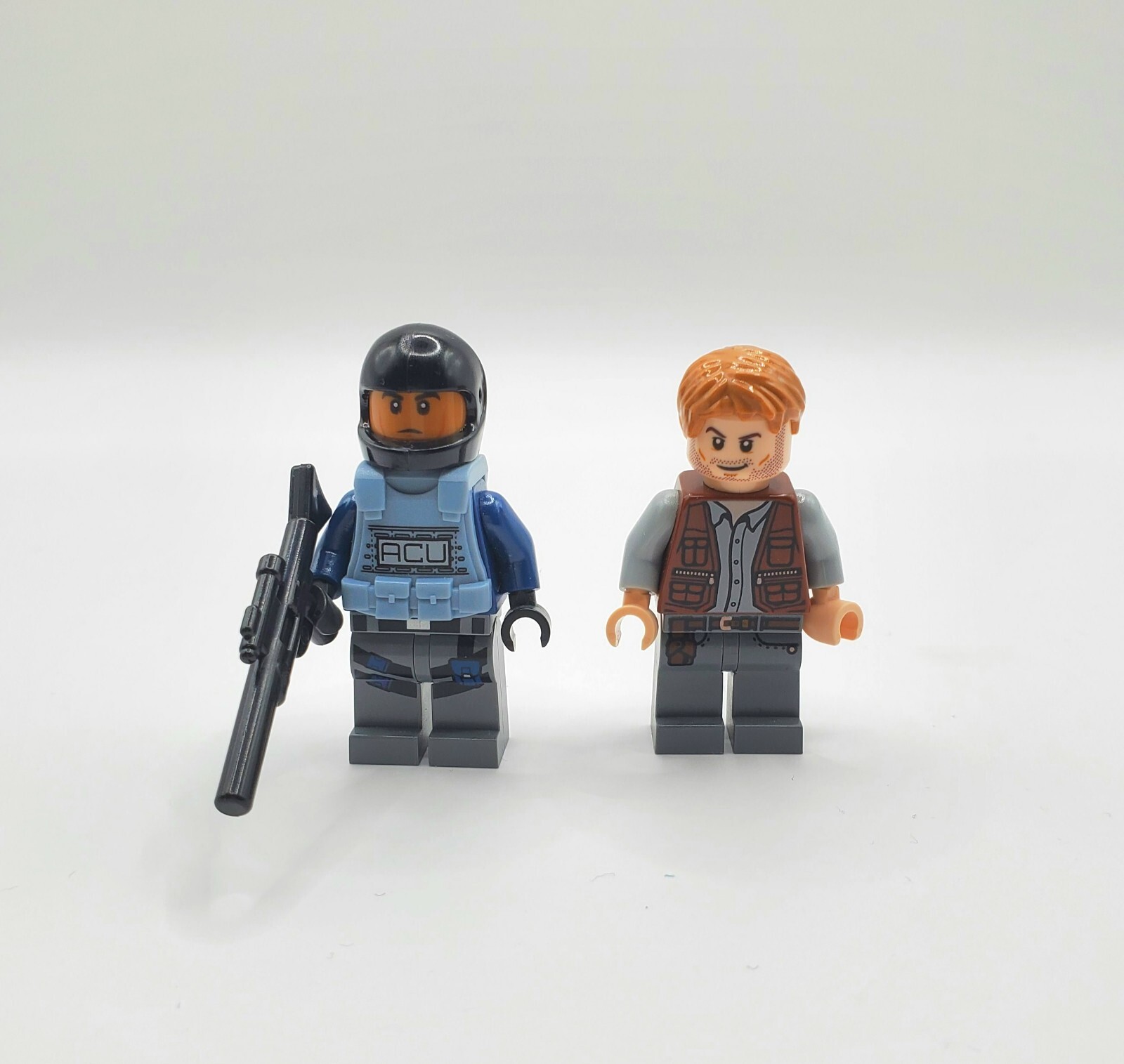 LEGO Dimensions Minifigures Jurassic World Owen Grady & ACU Officer NO ...