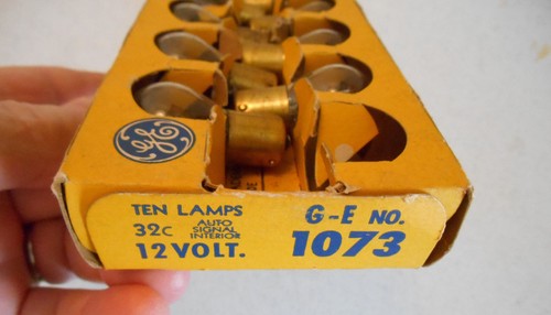 Vintage Lot 9 NOS GE General Electric # 1073 Signal Interior Courtesy ...