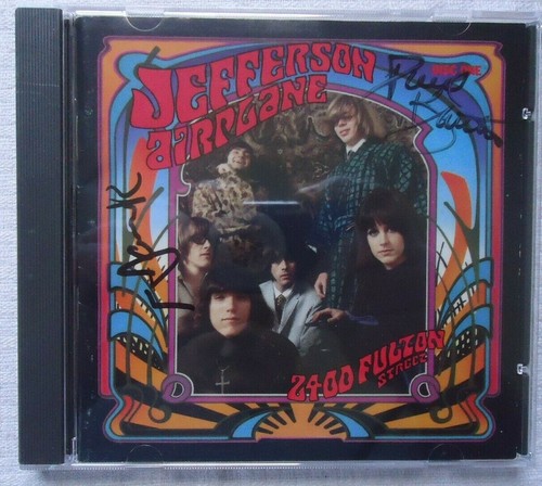 2400 Fulton Street: An Anthology by Jefferson Airplane CD DISC 1 SIGNED ...