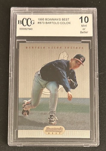 1995 Bowman’s Best Bartolo Colon Rookie Card #B73 Indians Pitcher ...