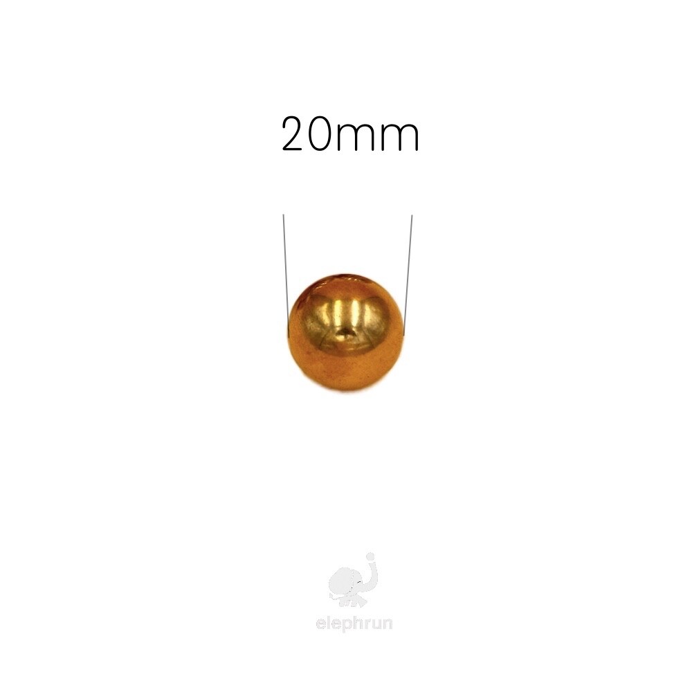 20mm 20pcs Brass ( H62 ) Solid Balls Loose Bearing Balls High Precision ...