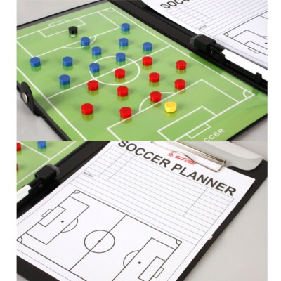 Coach's Pre-Match Soccer Football Formation Planner Magnetic Game Board ...