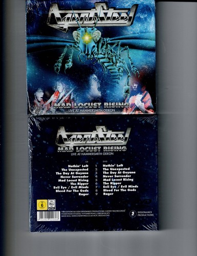AGENT STEEL -MAD LOCUST RISING: LIVE AT HAMMERSMITH ODEON (CD+DVD) NEW ...