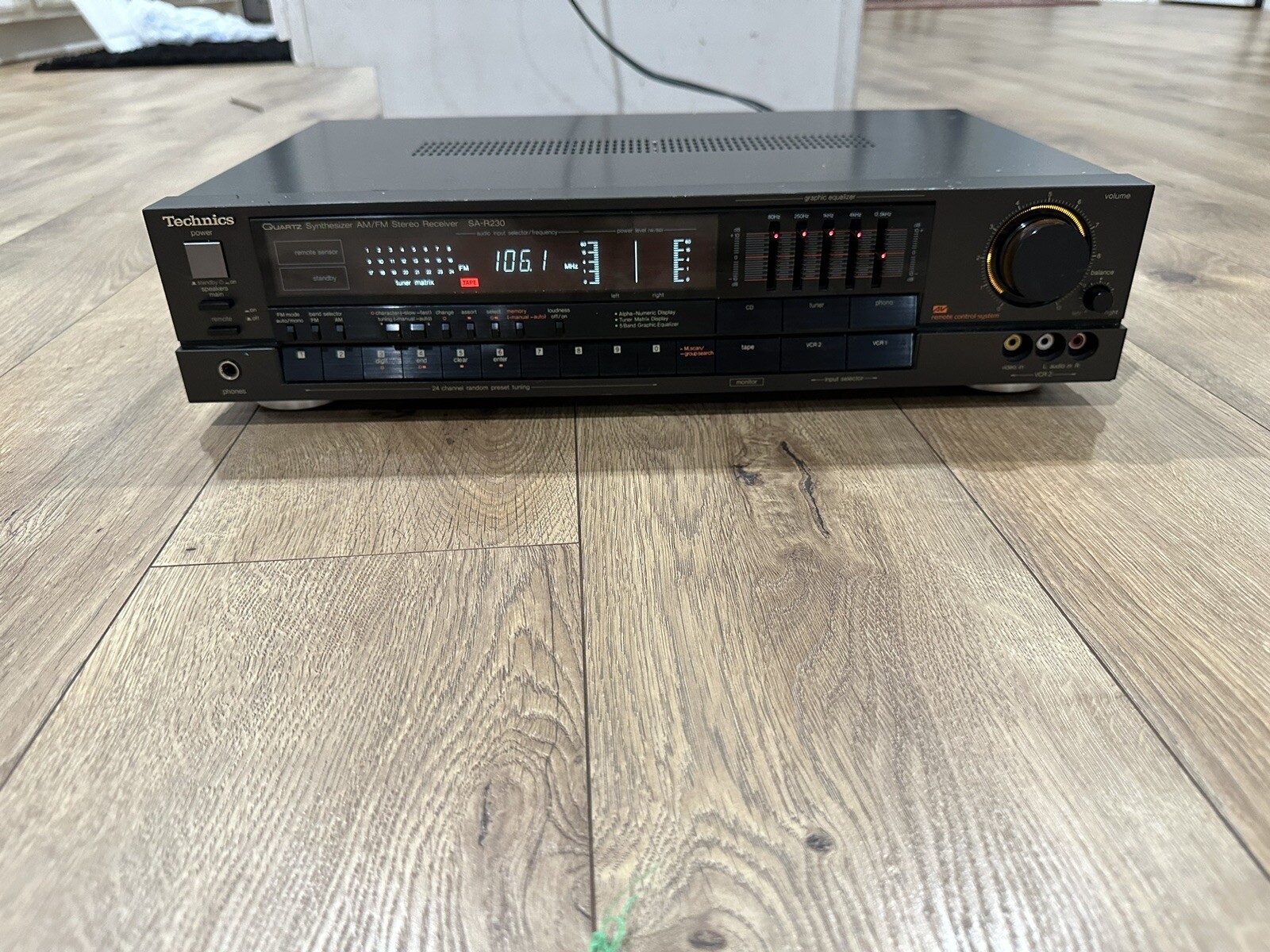 Vintage Technics Model No. SA-R230 AM/FM Stereo Receiver | eBay