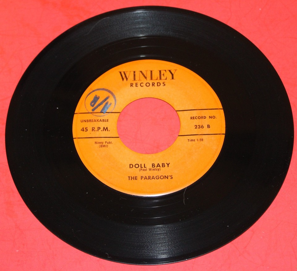 THE PARAGON'S "DARLIN I LOVE YOU" 1959 RARE DOOWOP ON WINLEY VG+ HEAR ...