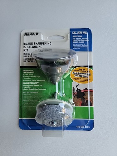 Arnold Blade Sharpening & Balancing Kit 3 pc Universal Lawn Tractor | eBay