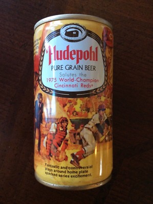 Vintage Hudepohl Beer Can Salute To 1975 Cincinnati Reds World ...