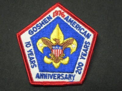 Goshen Scout Reservation 1976 10th Anniversary Patch bt4 | eBay