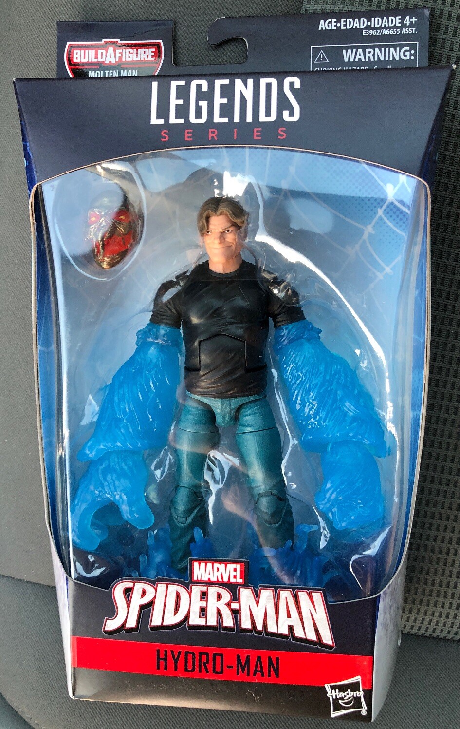Spider-Man Marvel Legends Molten Man Hydro-Man Action Figure 6" - NIB ...