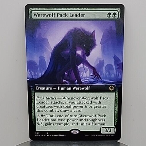 MTG Werewolf Pack Leader Adventures in the Forgotten Realms 387 Regular ...