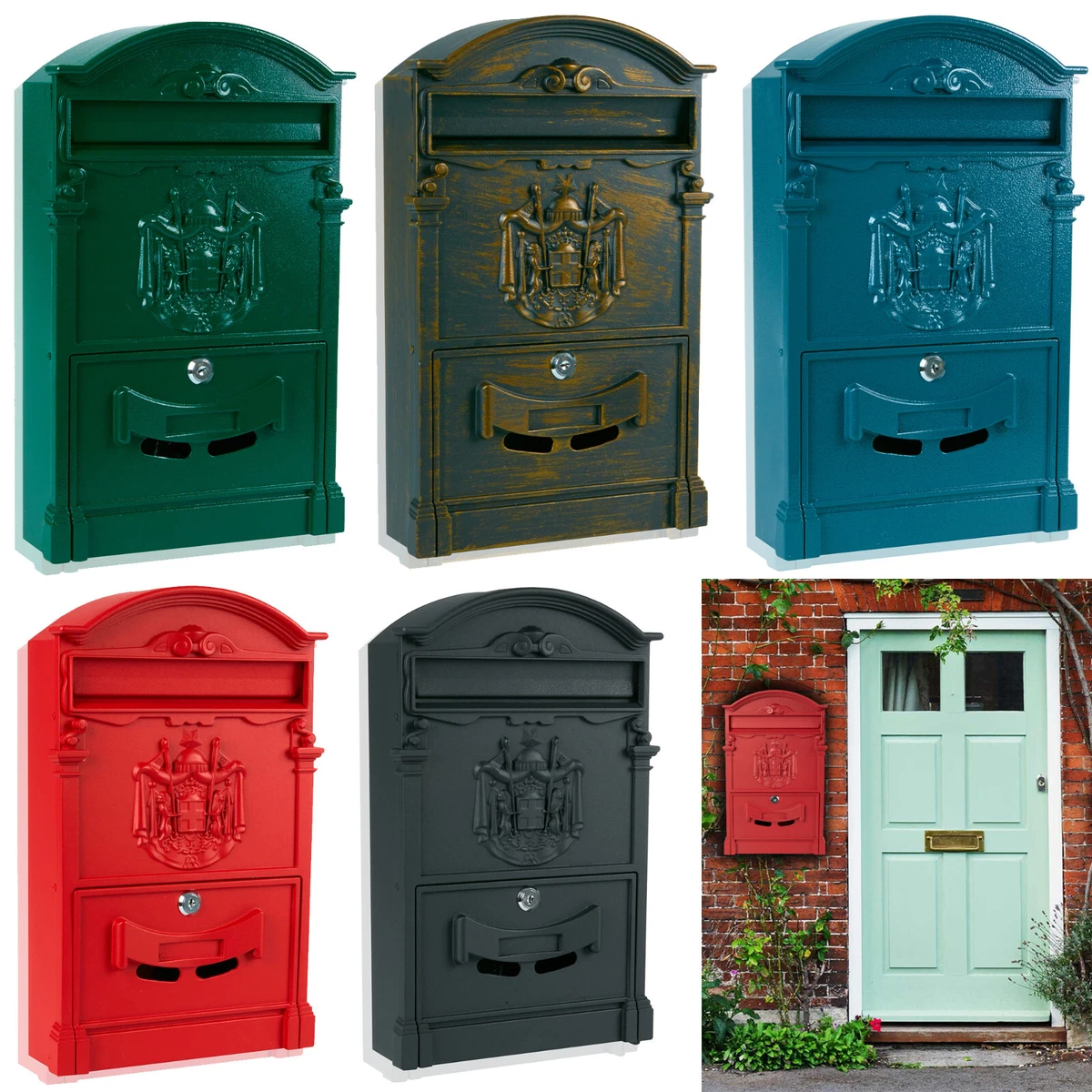 Wall Mounted Lockable Mailbox