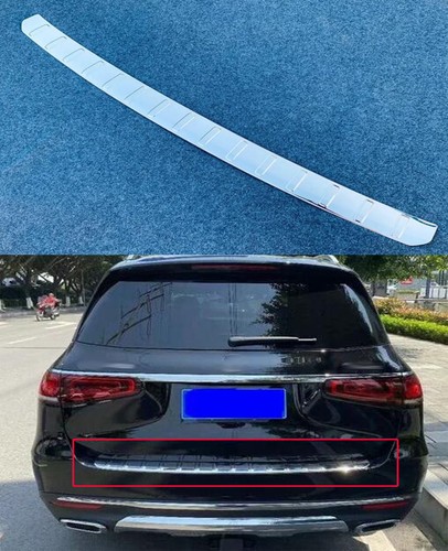 S.Steel Rear Bumper Guard Trunk Edge Trim Cover for Mercedes Benz GLS ...