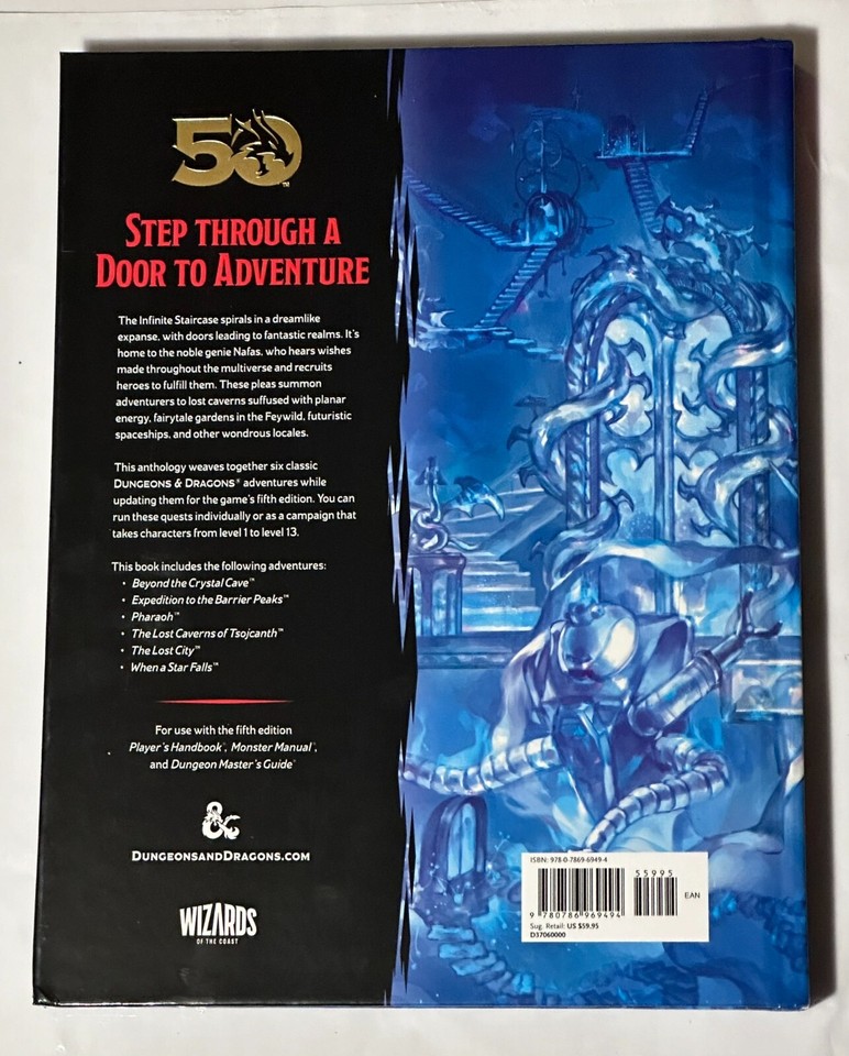 Dungeons & Dragons Quest From The Infinite Staircase, 5e RPG, WoftC, NM ...