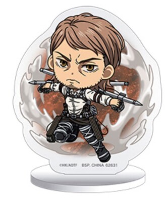 ATTACK ON TITAN mini Acrylic Stand IKJM#1 Jean Kirstein 2023 BANDAI ...