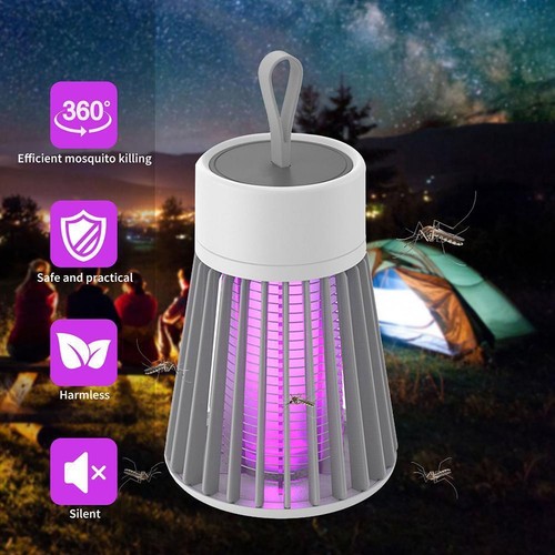 LED Mute Electric Mosquito Killer Lamp Fly Bug Insect Pest Control ...