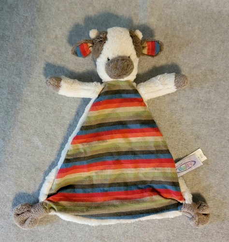 Mary Meyer BooBoo MooMoo Cow Lovey Plush Knots Striped Baby Security ...