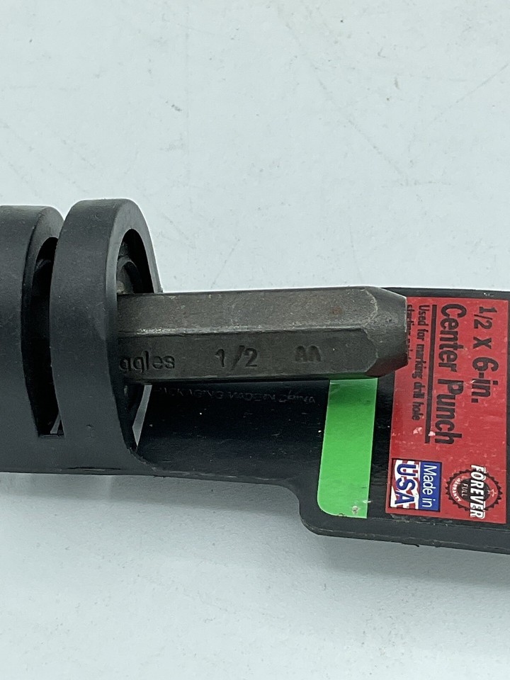 Craftsman Center Punch 1/2 Inch x 6-in Black Oxide # 42862 WF - USA ...